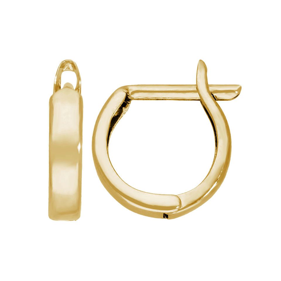 Cavill Ohrring-Set Raffinierte Creolen aus 9K Gelbgold, 0,72g (2-tlg)