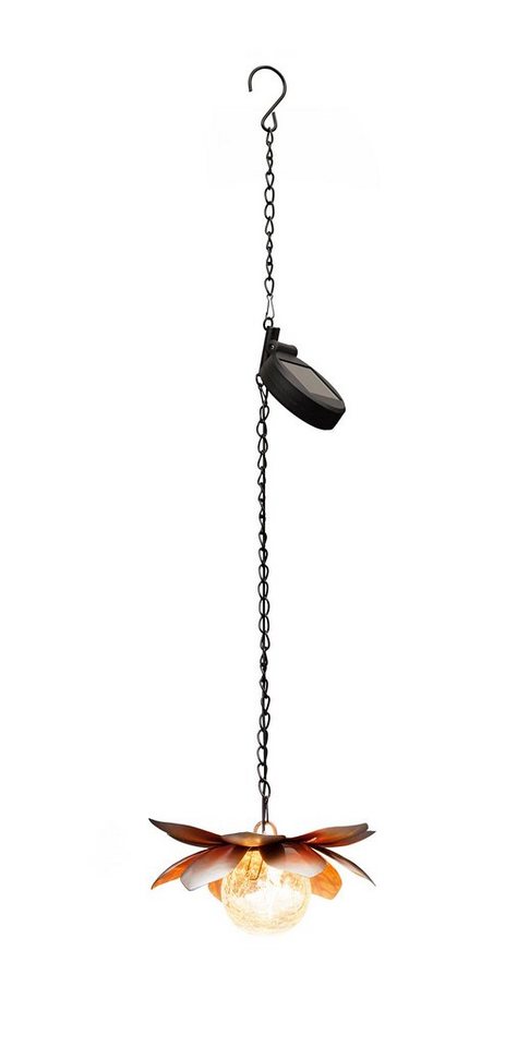 Ic Gardenworld Led Solarleuchte Solar Dekoleuchte Lotusblume Mit