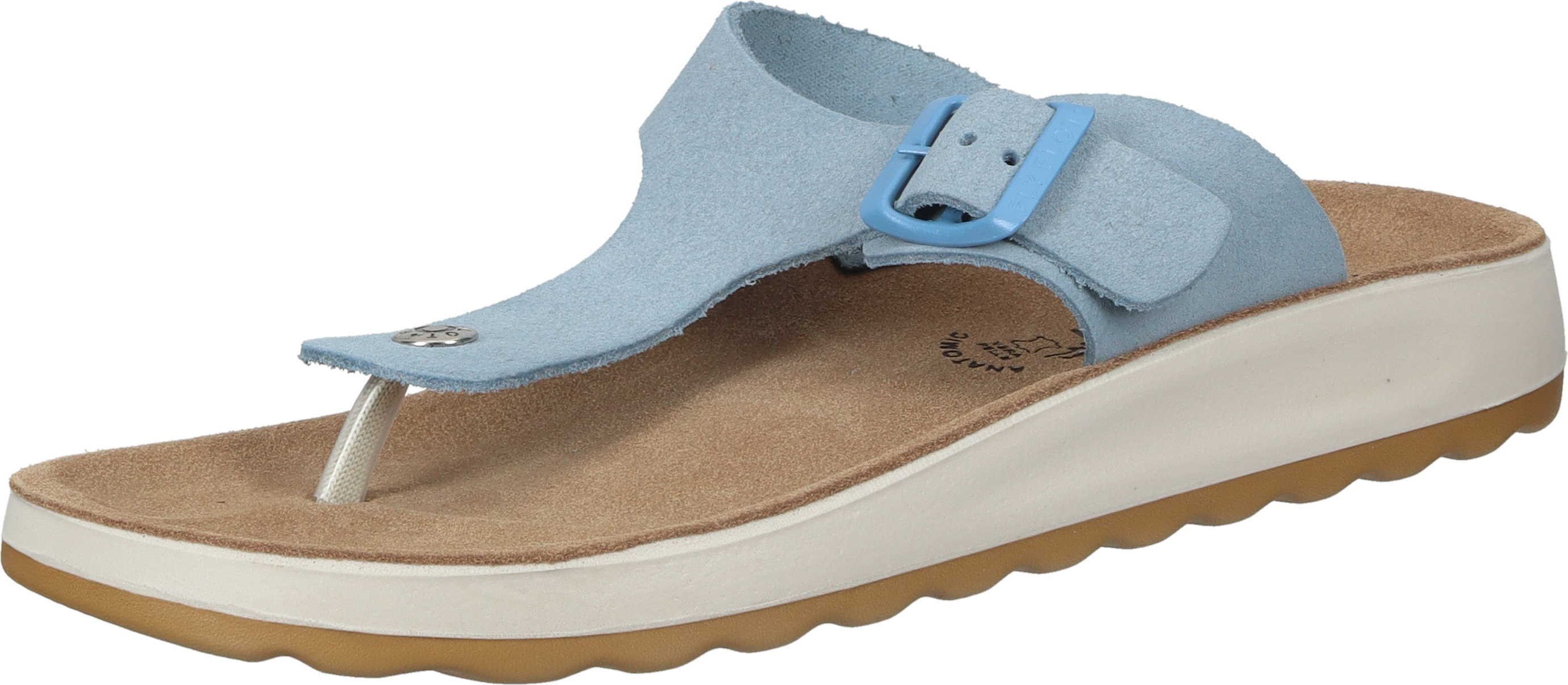 Fly Flot Pantoletten Pantolette Aus Echtem Leder Lederfutter