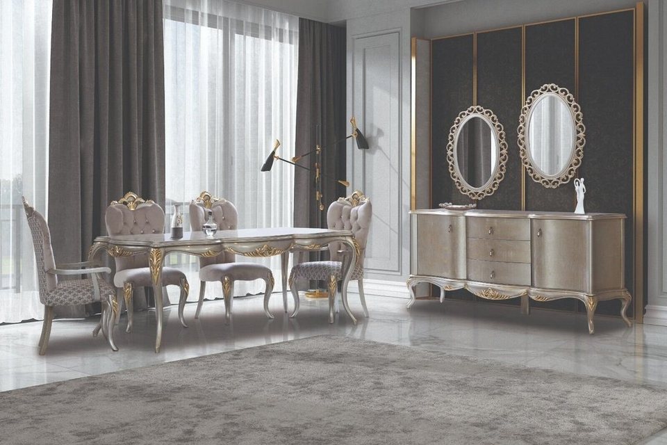 Jvmoebel Esszimmer Set Komplette Tisch Sideboard Esszimmer Esstisch