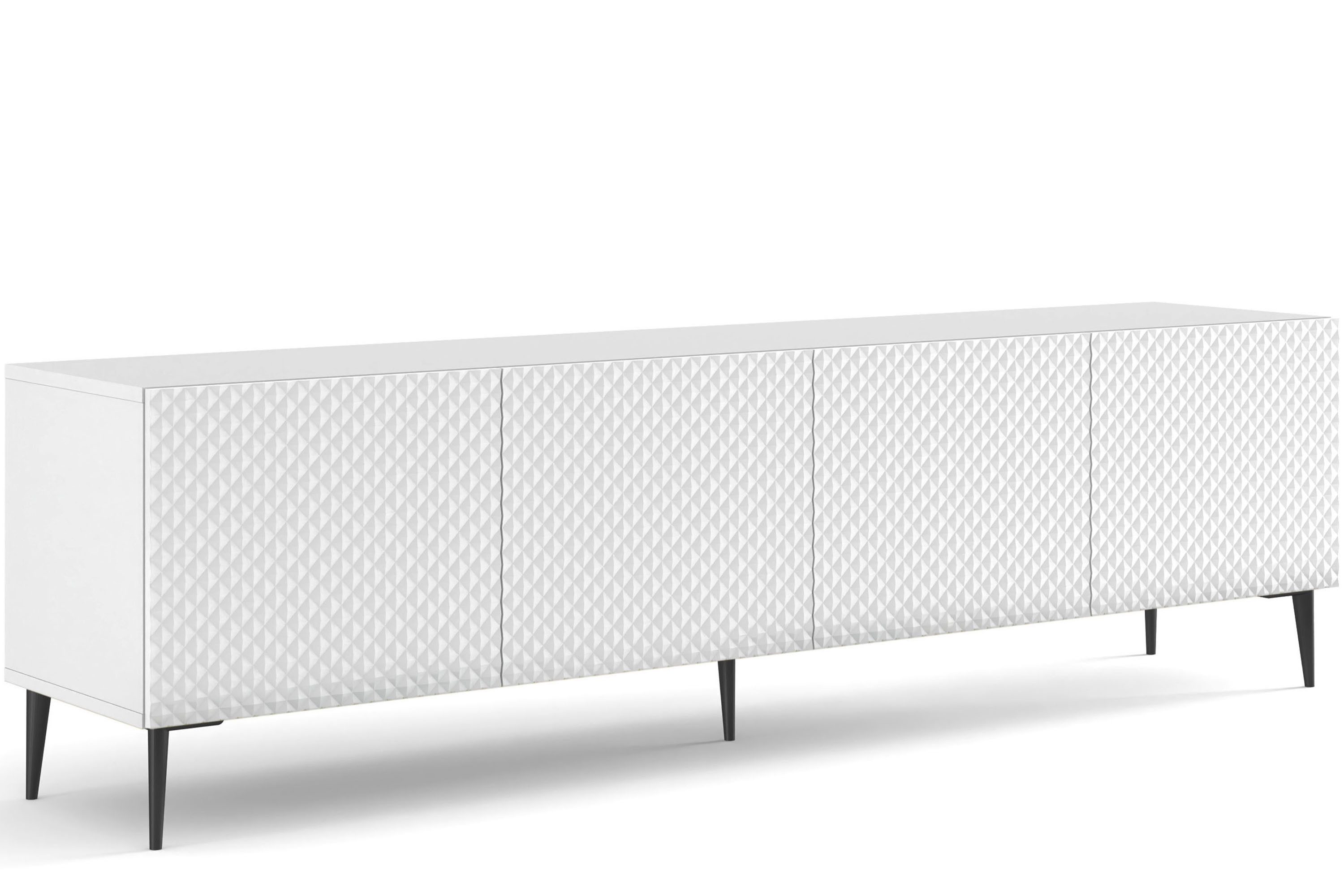 Konsimo® Lowboard Remus Tv Schrank Tv Board Mit Push To Open Funktion