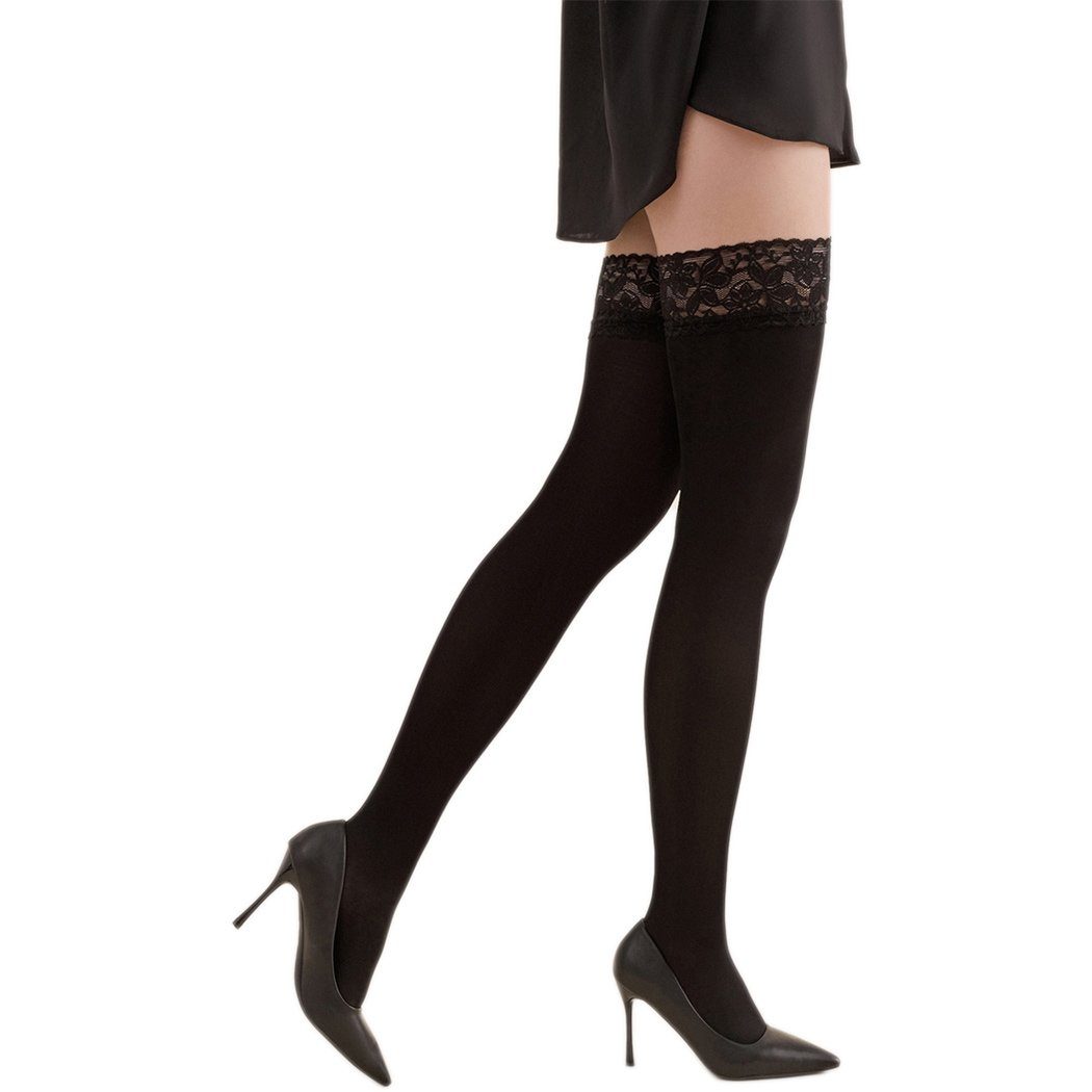 Gabriella Halterlose Strümpfe Calze Classic Microfiebre (Packung, 1 ...