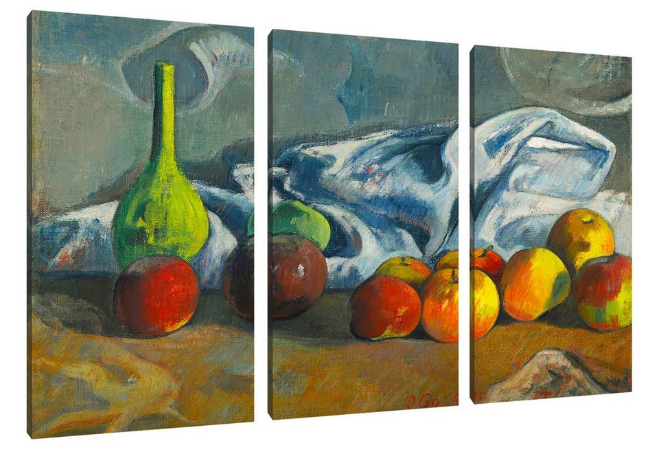 Pixxprint Leinwandbild Paul Gauguin Stillleben Mit Äpfeln Paul