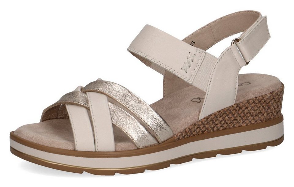 Caprice Keilsandalette Sommerschuh Sandale Keilabsatz Mit