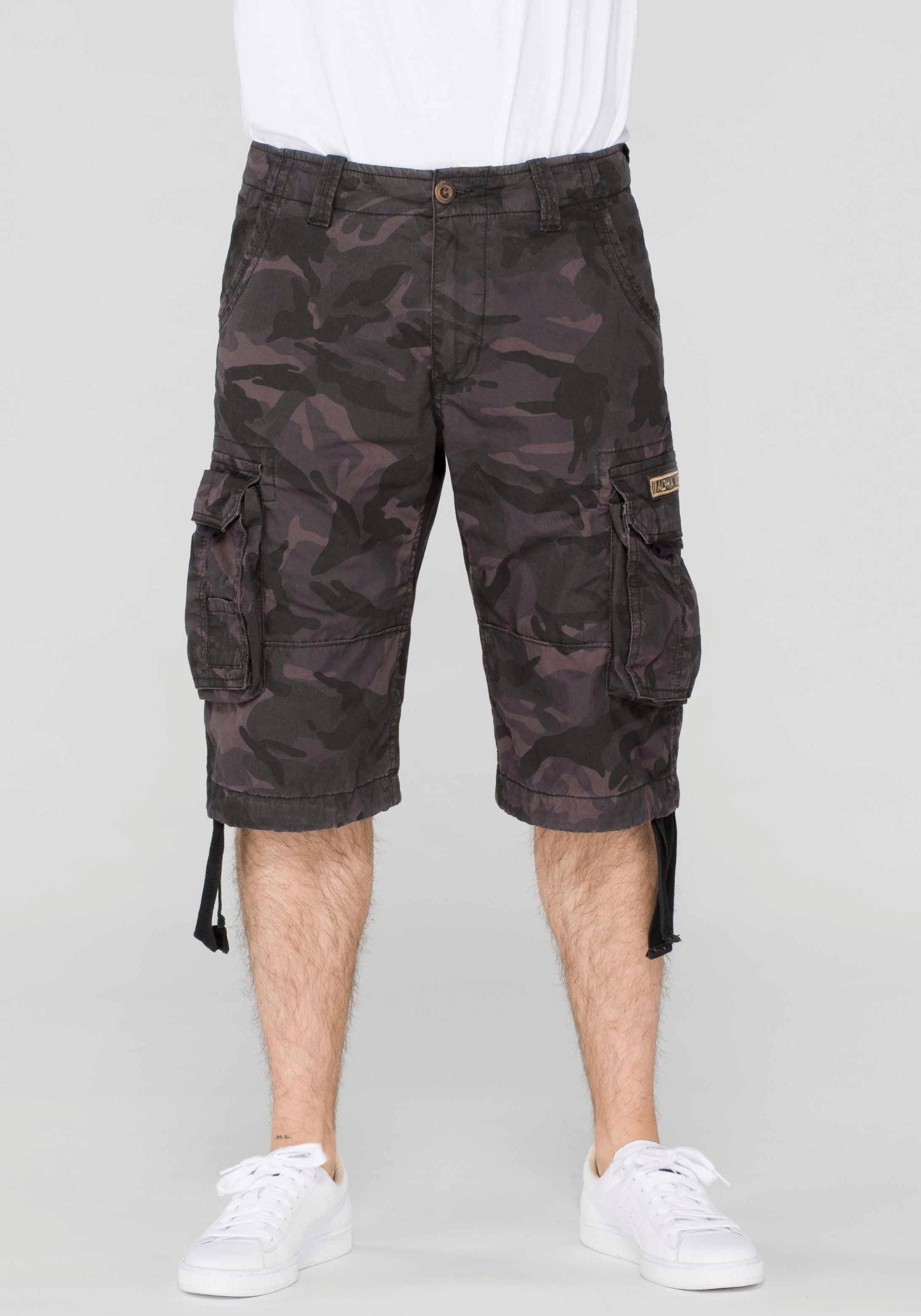 Alpha Industries Cargobermudas Jet Short, Seitentaschen mit ...