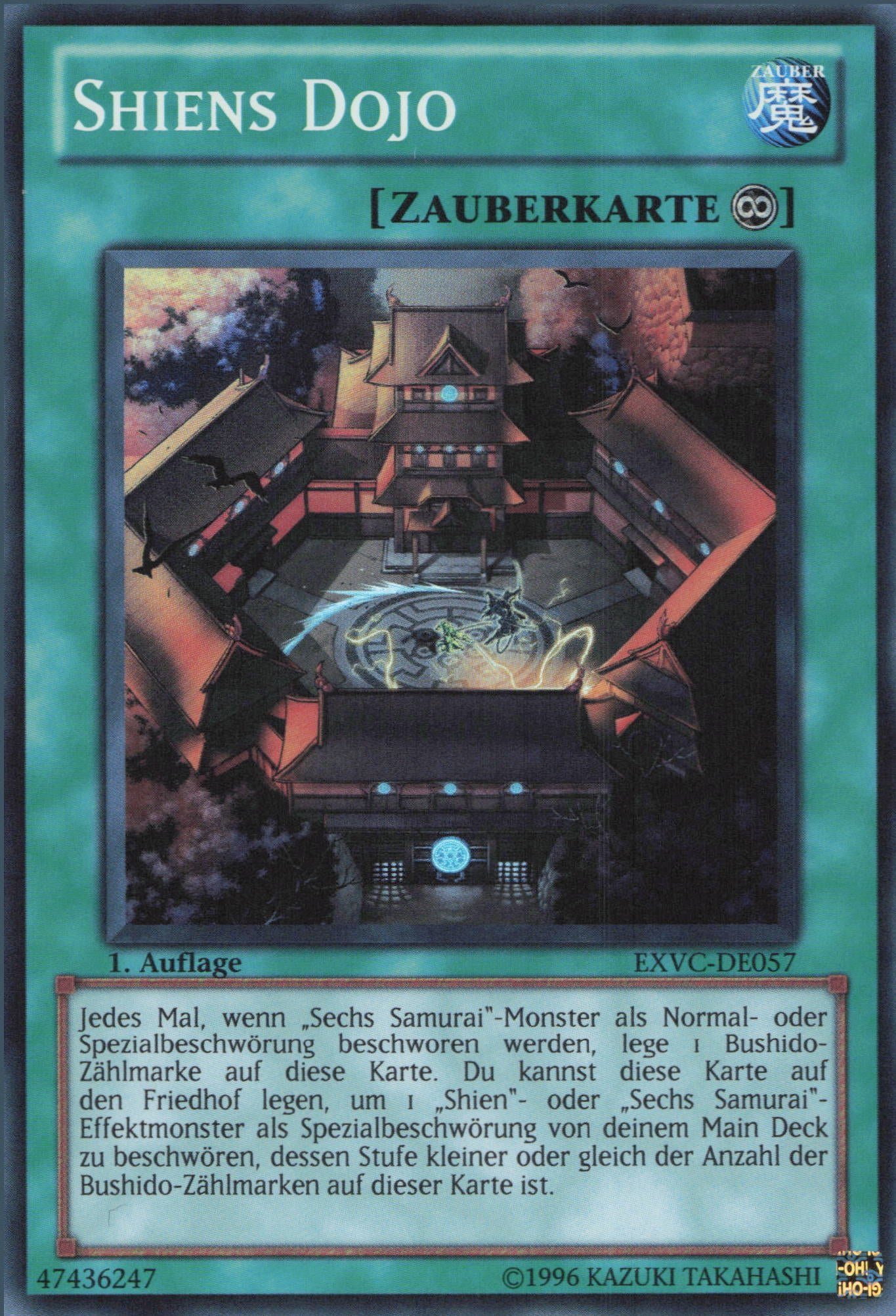 Recollectibles Sammelkarte Yugioh Karte Shiens Dojo Deutsch Yu Gi Oh