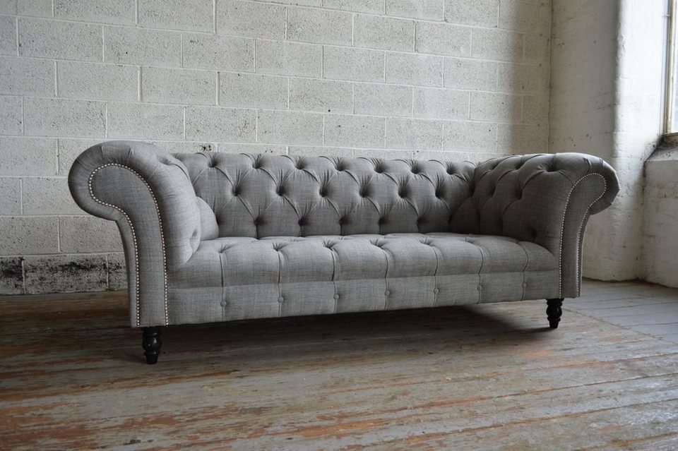 Jvmoebel Chesterfield Sofa Design Chesterfield Sofa 3 Couch Sofa Stoff