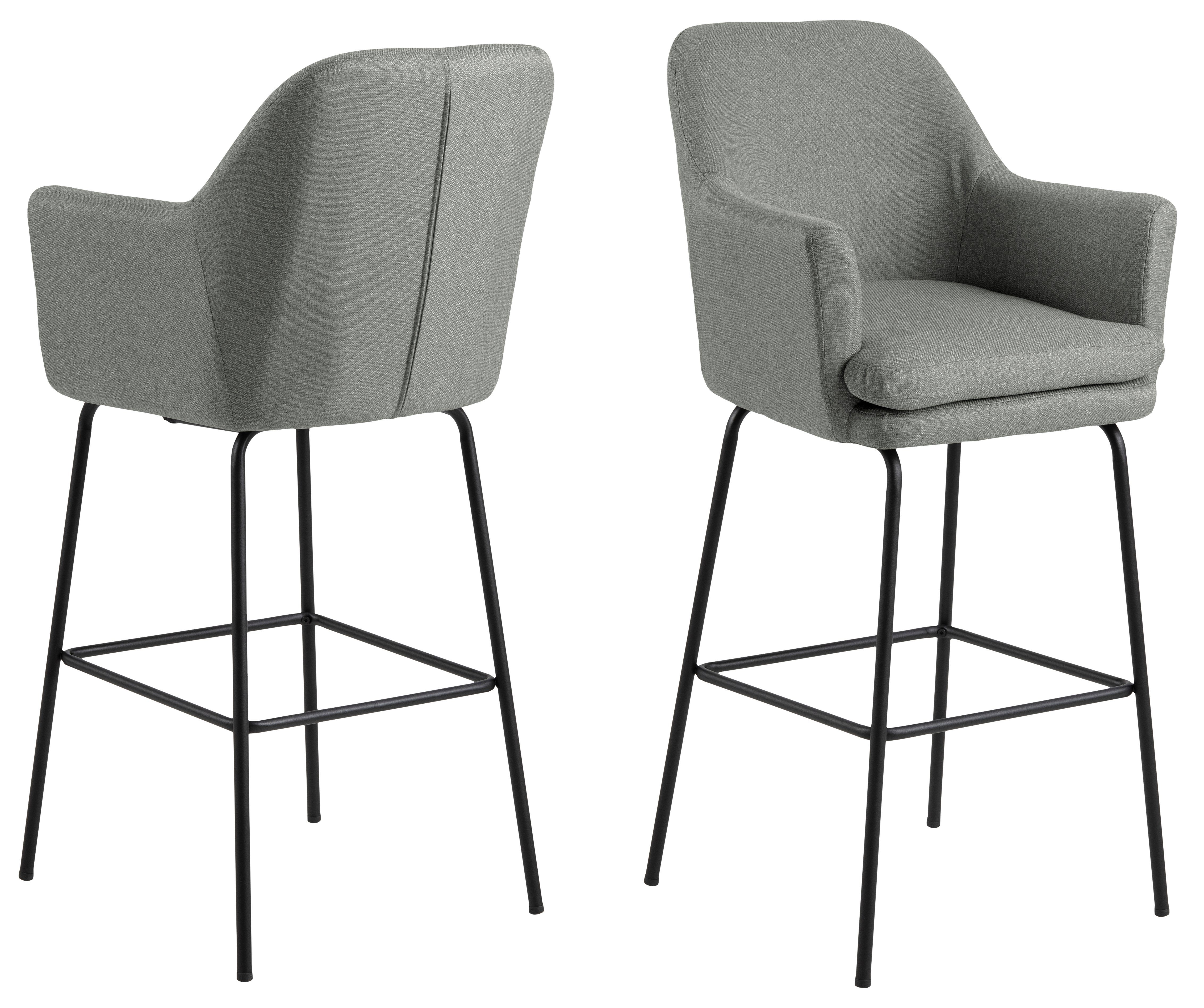 ebuy24 Barhocker Chark Barhocker grau.