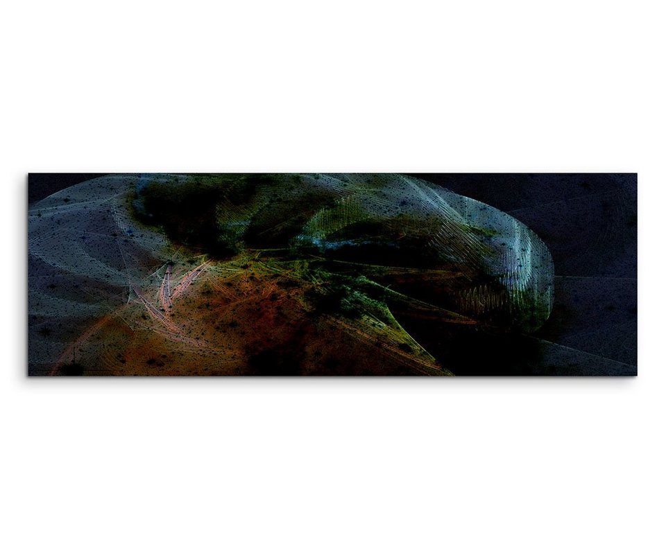 Sinus Art Leinwandbild Abstraktes Panoramabild 1015 150x50cm