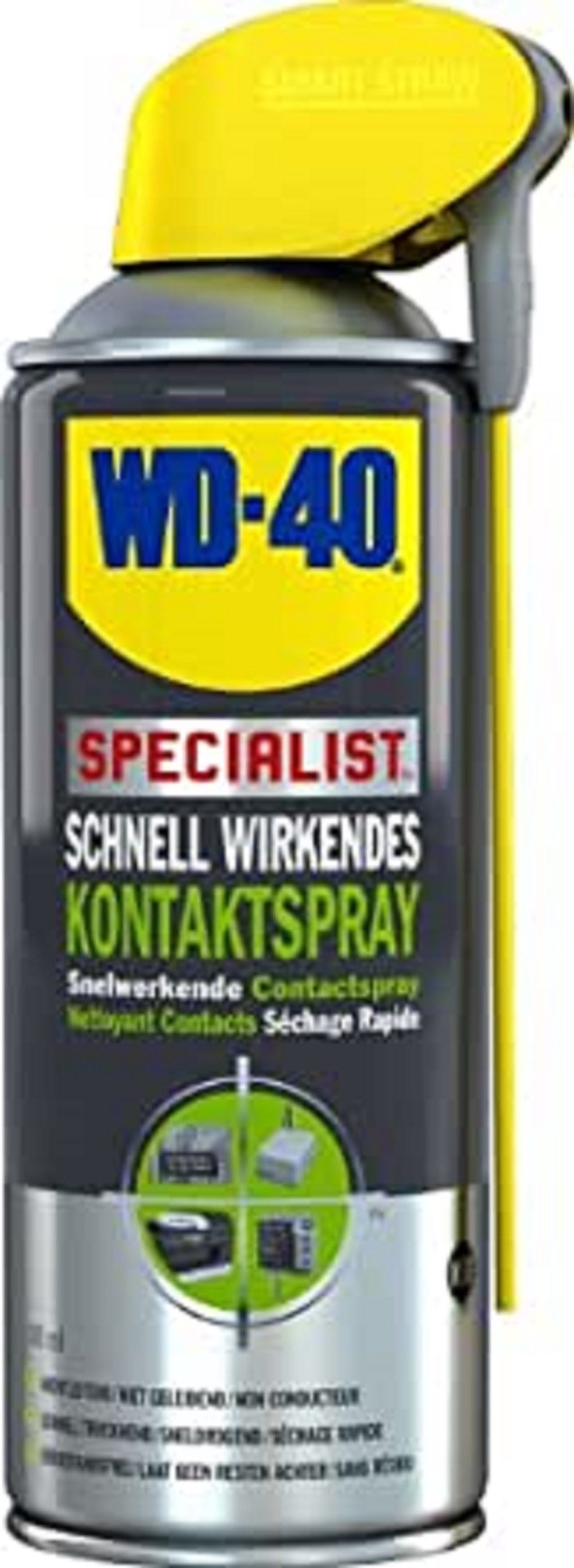 WD-40 Universalöl WD-40 Schmierfett Specialist Kontaktspray Smart Straw, 400 ml, auf Metallen ...