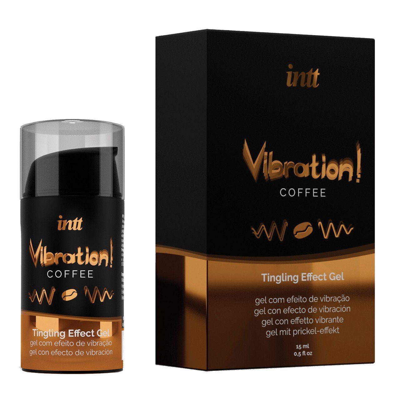 INTT Stimulationsgel 15 ml - intt Liquid Vibration Coffee 15ml, Freizeit