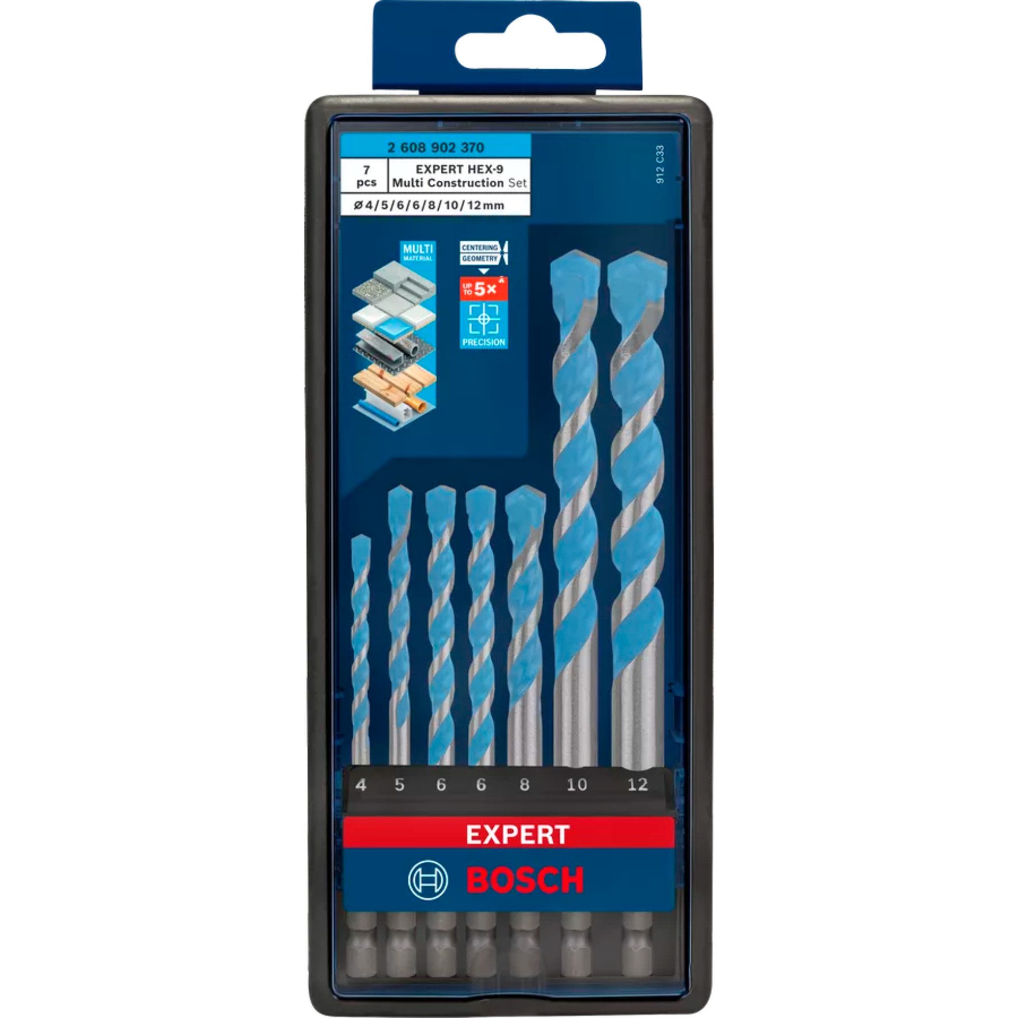 Bosch Professional Bohrer- und Bitset Bosch Professional Expert HEX-9 ...