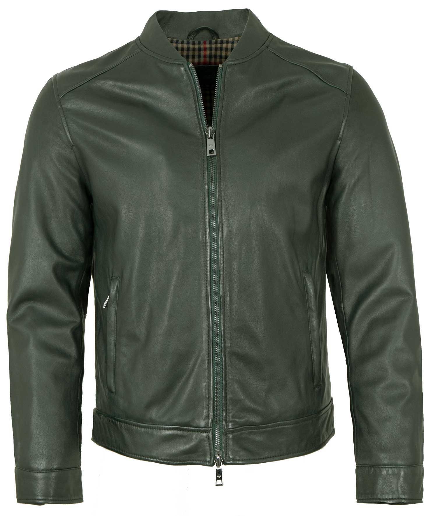 Milestone Lederjacke Msgeorge Milestone Herren Lederjacke Lammnappa