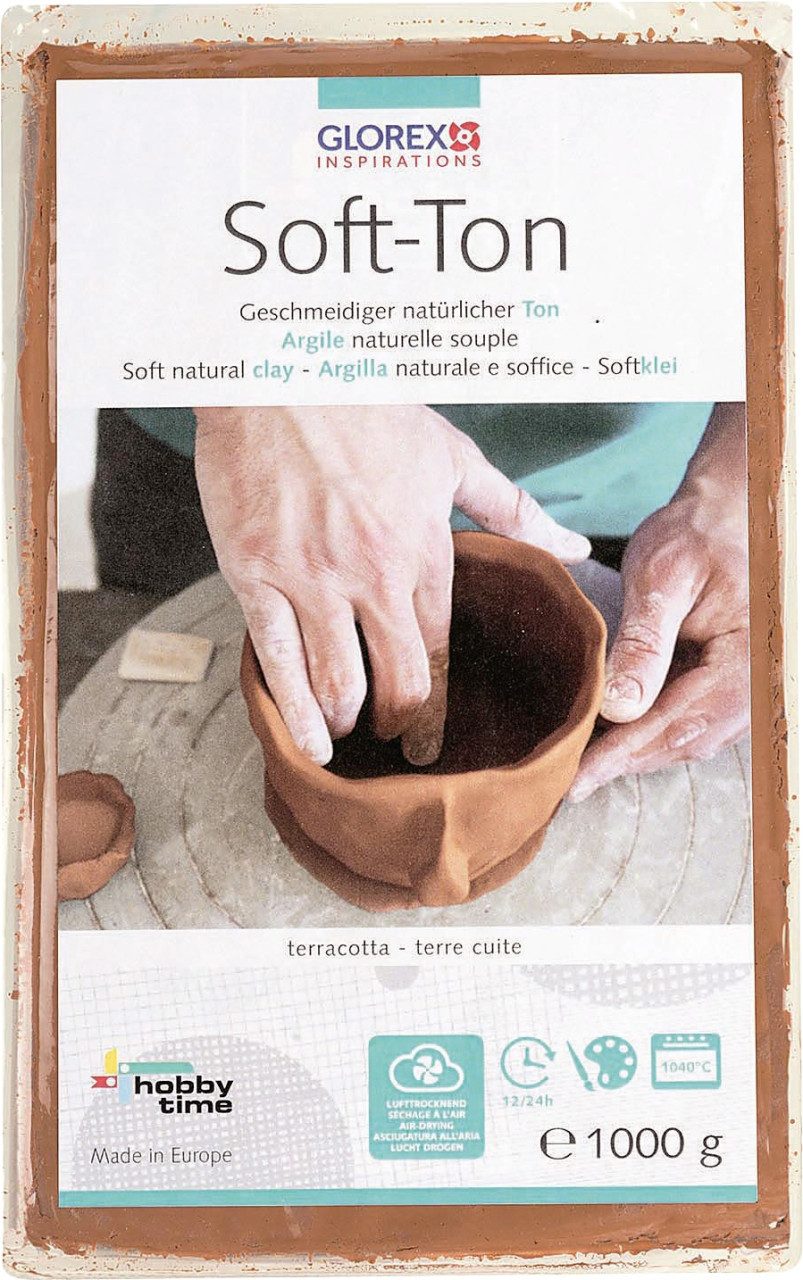 Glorex Bastelnaturmaterial Glorex Soft Ton Terracotta 1000 G