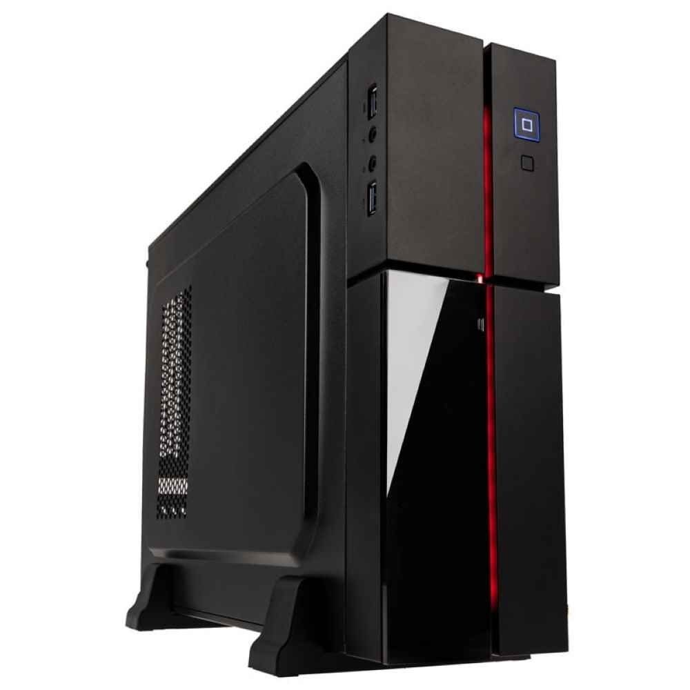 Aerocool PC-Gehäuse »Geh Mini Playa Slim - Mini Tower Gehäuse - schwarz«
