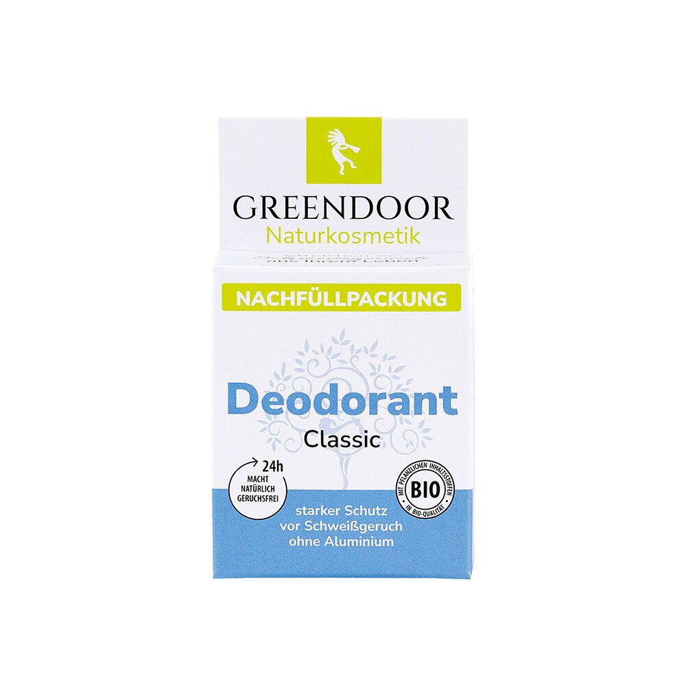 GREENDOOR Deo-Stift Deodorant Nachfüllpackung classic
