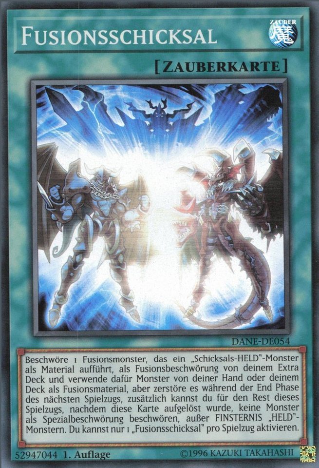 Recollectibles Sammelkarte Yugioh Karte Fusionsschicksal Deutsch Yu Gi