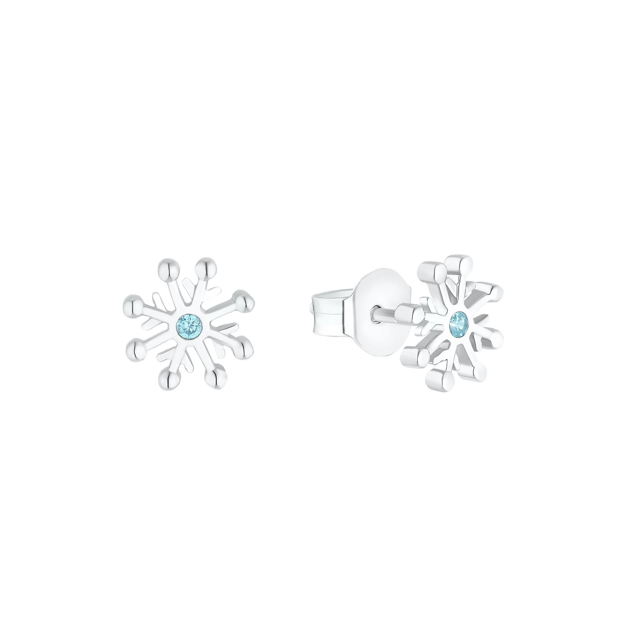 Prinzessin Lillifee Paar Ohrstecker Schneeflocke, 2036944, mit Zirkonia ...