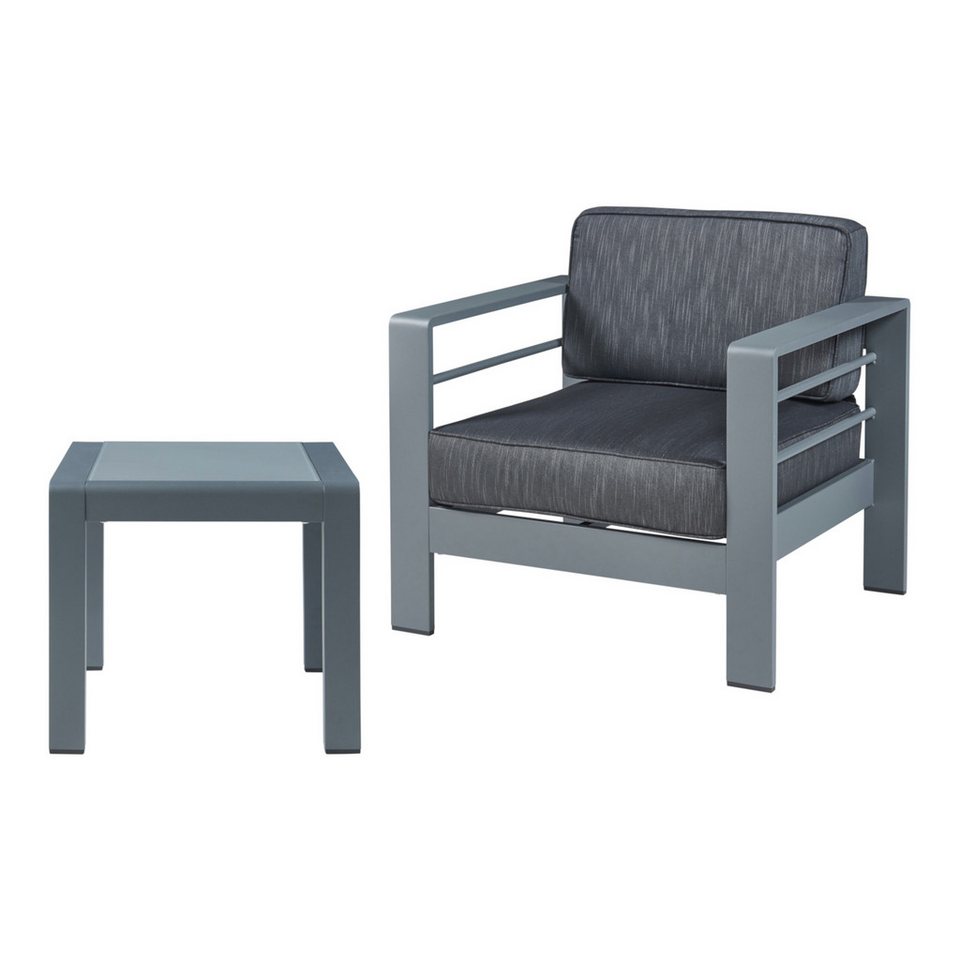 Casapro Balkonset Set 2 Tlg 1 Sessel 1 Tisch Avise 1x Sessel