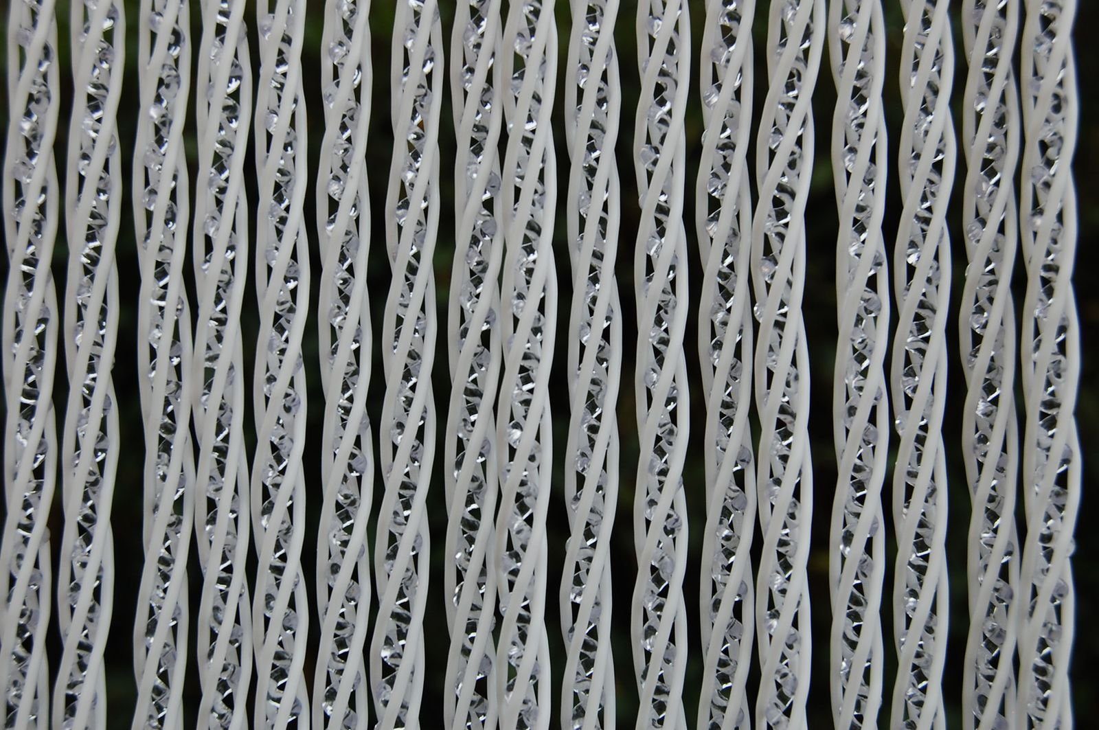 La Tenda Insektenschutz-Vorhang Türvorhang LUCCA 3 Streifenvorhang weiß, 90 x 210 cm, PVC ...