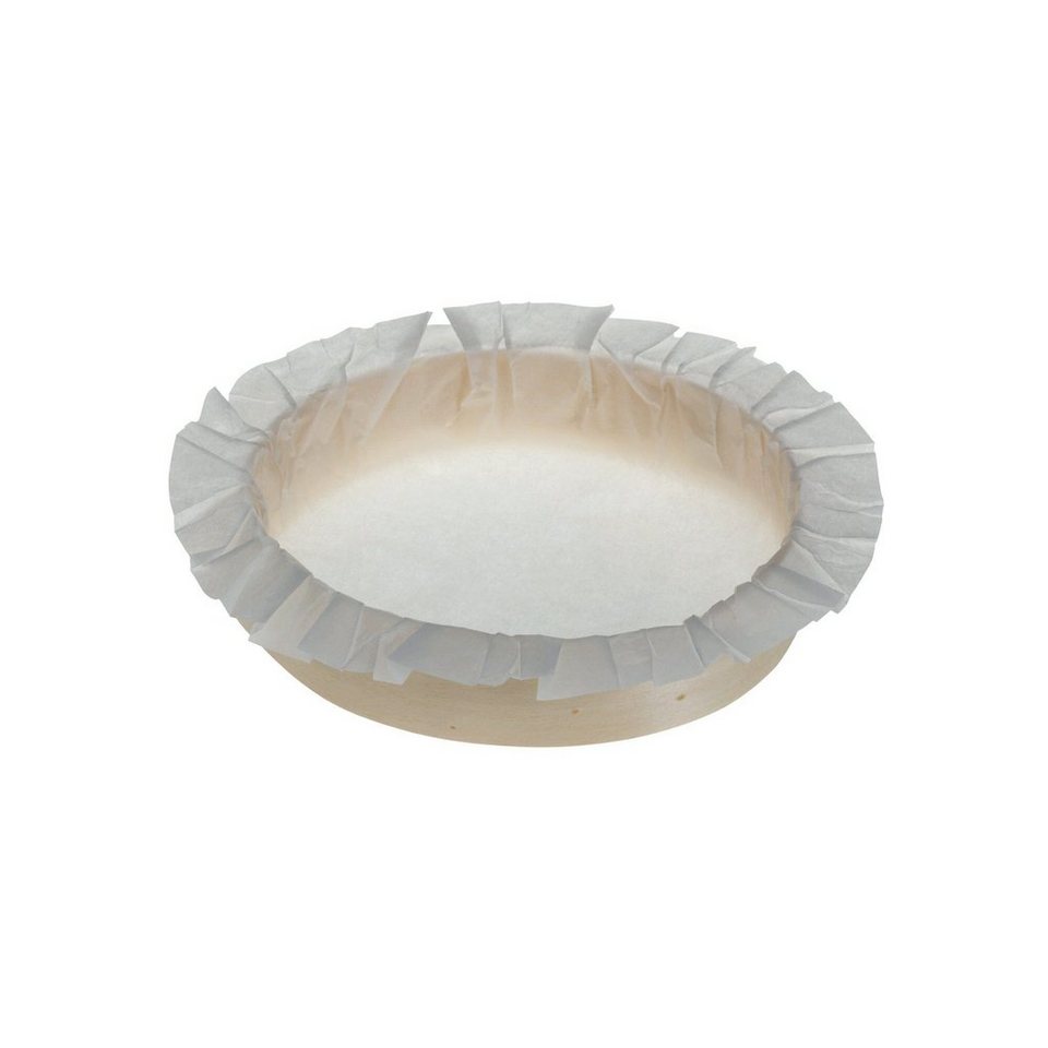Wisefood Backform Holzbackring Geklebt Mit Backpapier Ø160x35mm