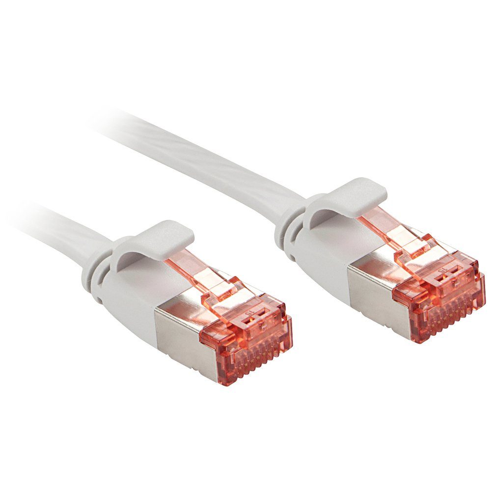 Lindy LINDY 47553 RJ45 Netzwerkkabel, Patchkabel CAT 6 U/FTP 3.00 m Grau 1 Netzkabel, (300.00 cm)