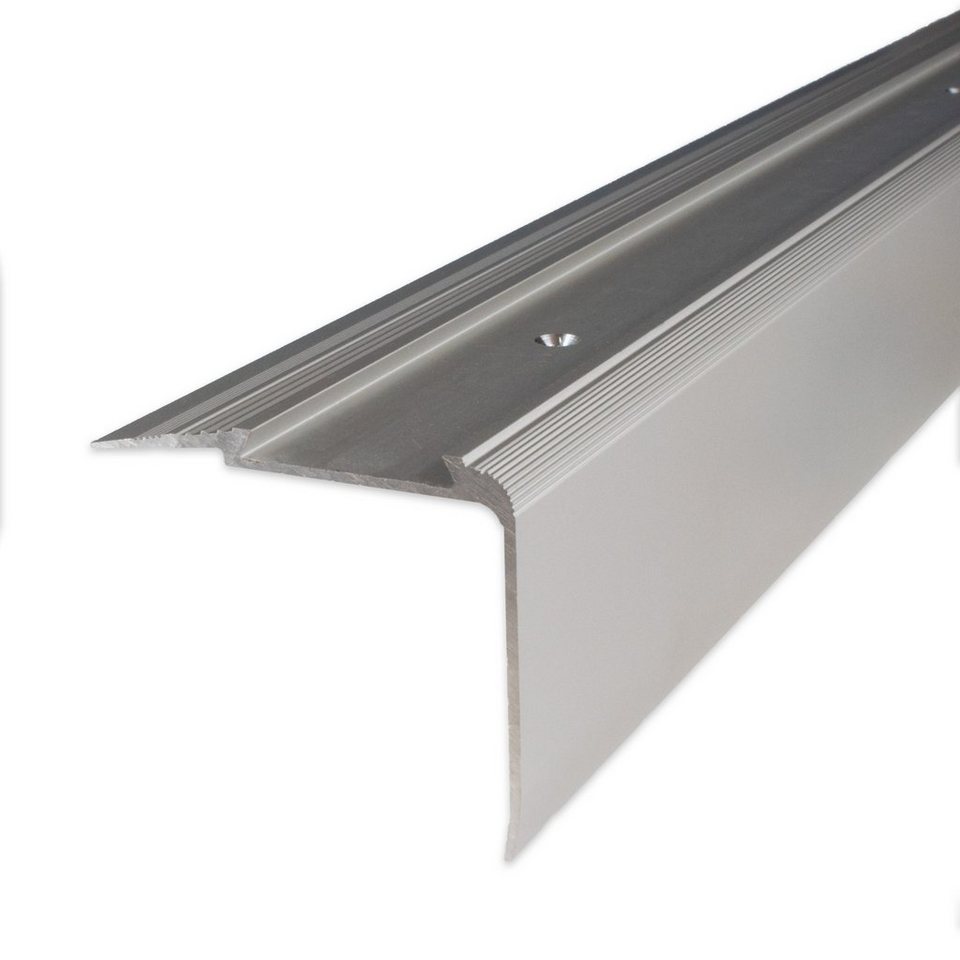 Proviston Treppenkantenprofil Aluminium 58 X 45 X 1000 Mm Silber