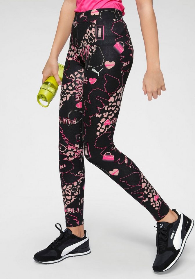 Puma Leggings Alpha Alloverprint Leggings Girls« Otto