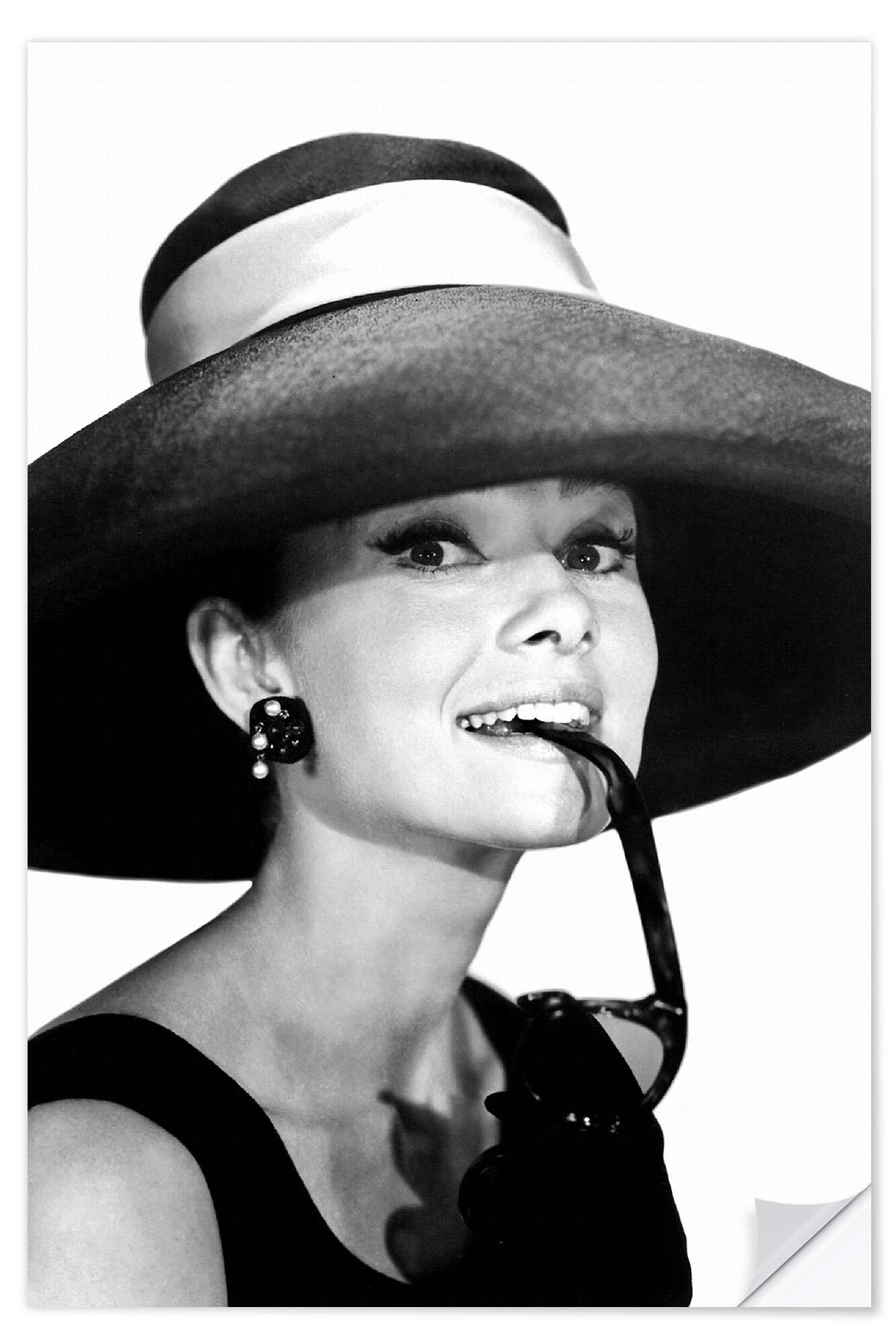 Posterlounge Wandfolie Celebrity Collection Audrey Hepburn Im