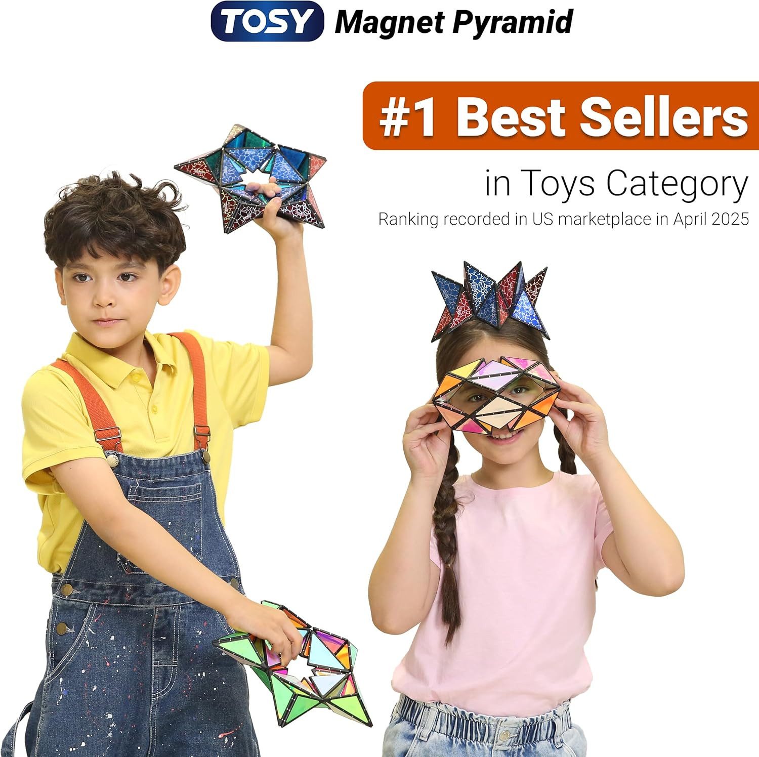 Preisvergleich für TOSY TOSY Magnet Pyramid Stone Magnetspielbausteine ...