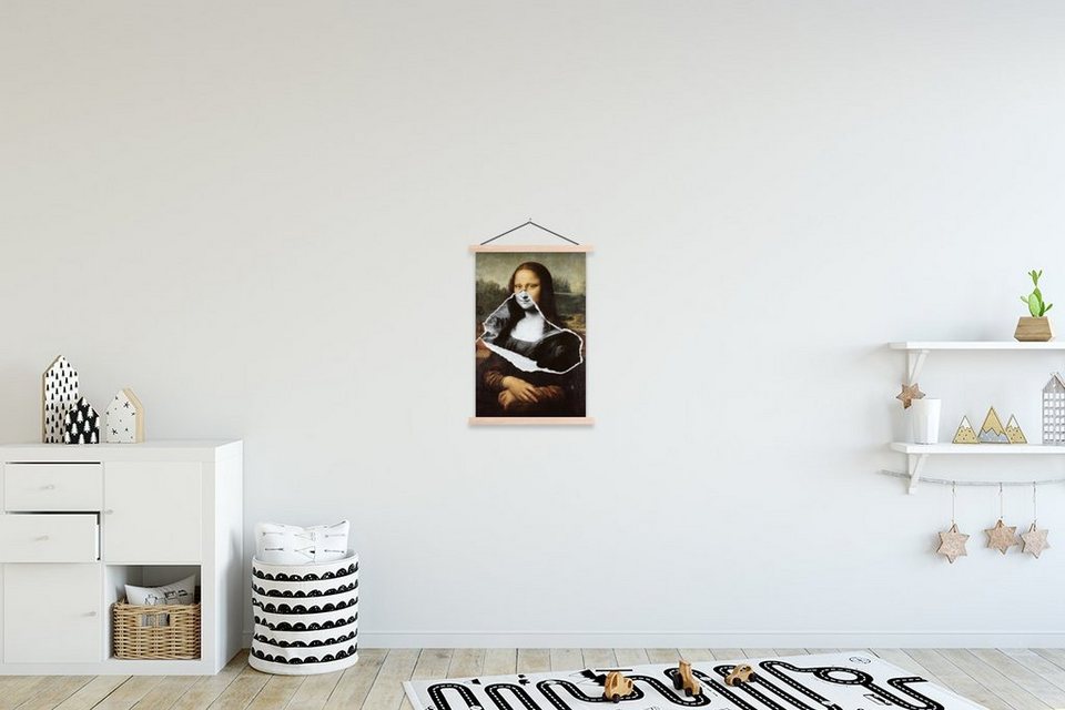 Muchowow Poster Mona Lisa Schwarz Und Weiß Da Vinci 1 St