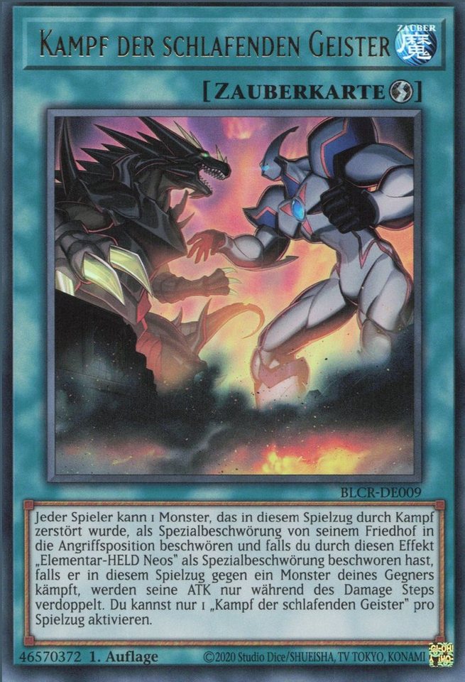 Recollectibles Sammelkarte Yugioh Karte Kampf Der Schlafenden Geister