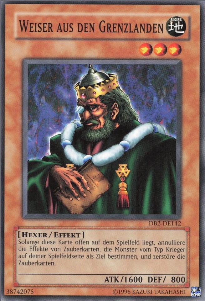 Recollectibles Sammelkarte Yugioh Karte Weiser Aus Den Grenzlanden