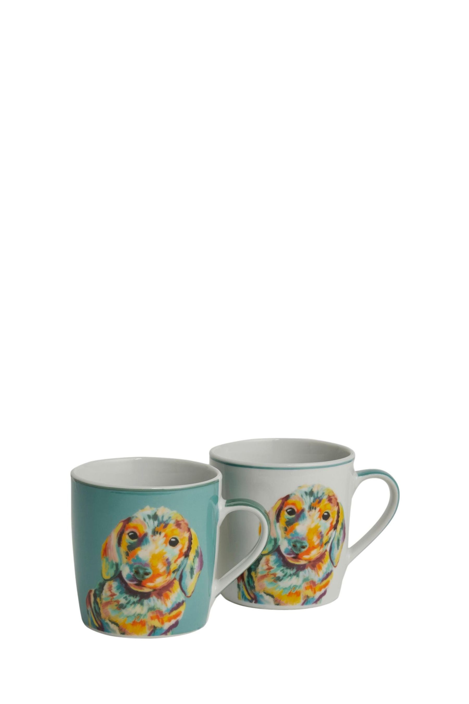 Next Becher Henkeltassen Mit Dackelmotiven Im 2er Set Porzellan