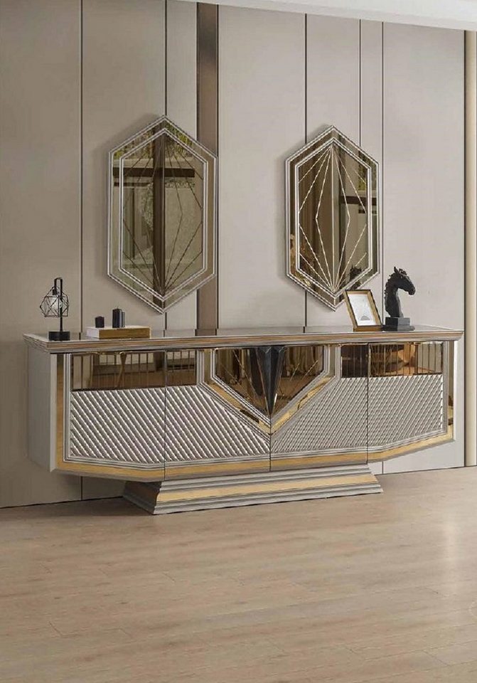 Jvmoebel Sideboard Xxl Hochglanz Kommode Sideboard Kommoden Anrichte