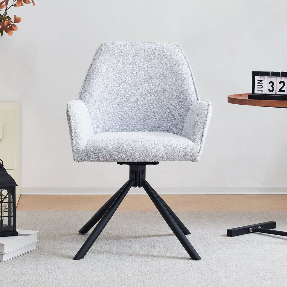 Ulife Drehsessel Tv Sessel Polsterstuhl 180° Drehbarer Freizeitstuhl