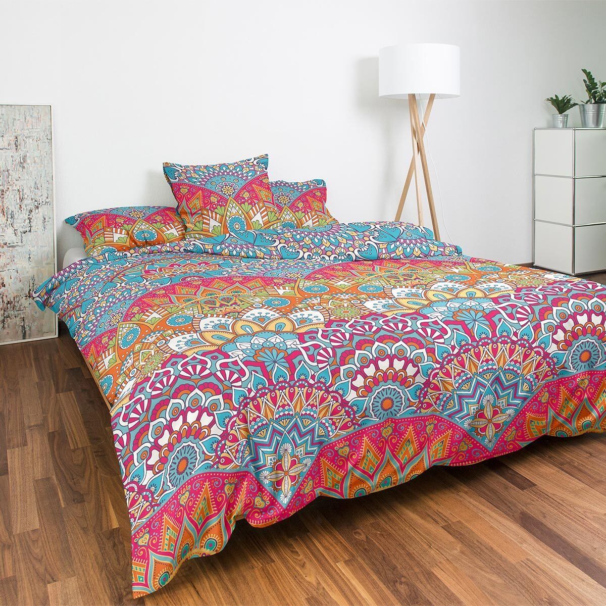 TRAUMSCHLAF Bettwäsche Bress, Mako Satin, 2 teilig, orientalisches Design