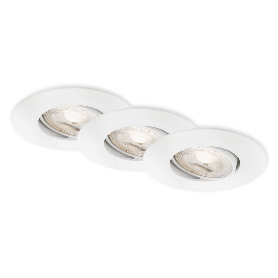 Briloner Leuchten Led Einbaustrahler 7602036 Dimmfunktion Led Fest