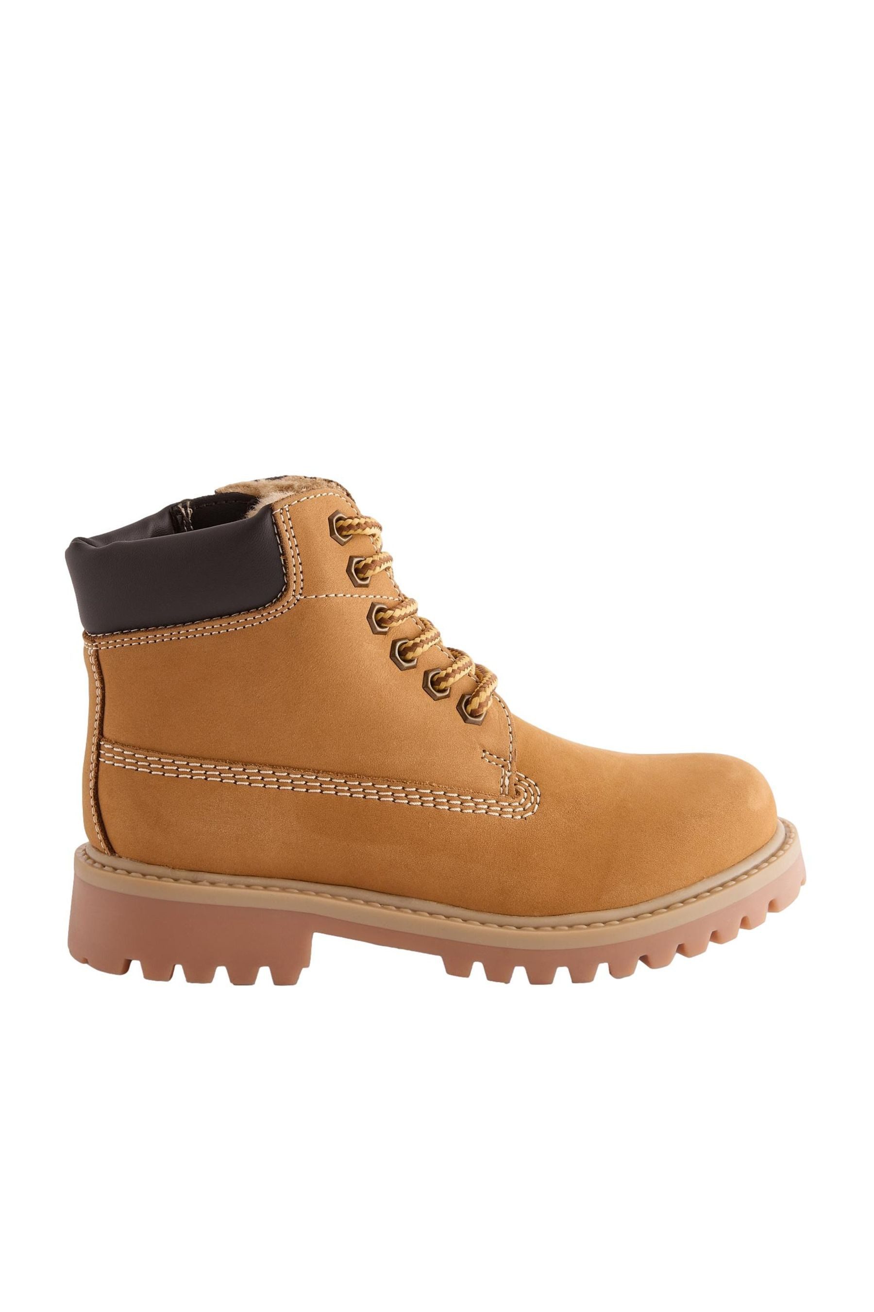 Next Arbeitsstiefel Aus Leder Weite Passform Schnürstiefelette 1 Tlg