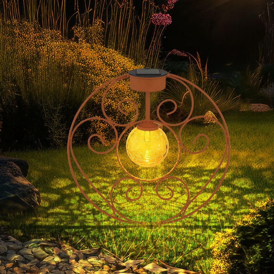 Globo Led Solarleuchte Led Leuchtmittel Fest Verbaut Warmweiß