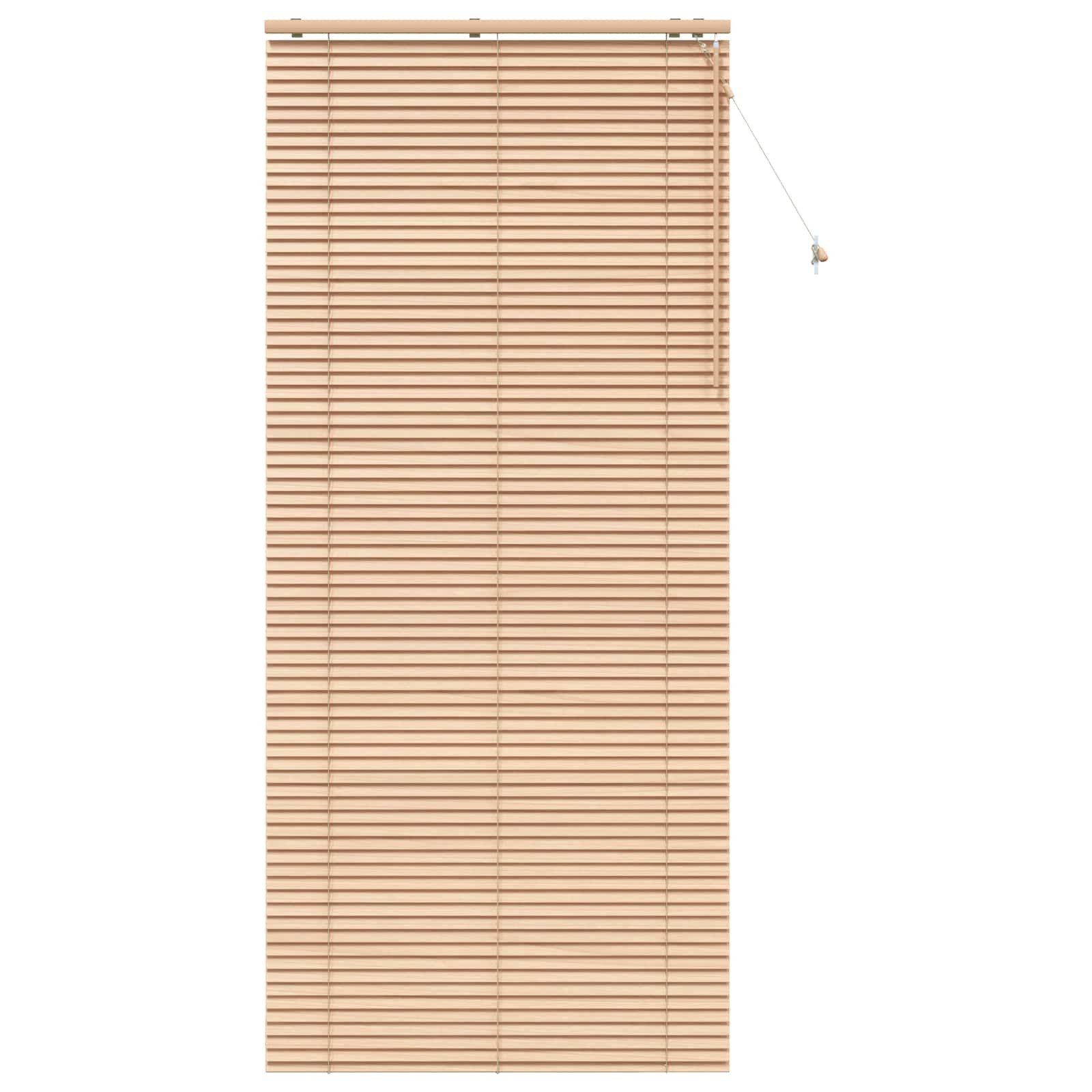 Rollo Jalousie Eichenoptik 75 x 250 cm 35 mm Massives Paulownia-Holz ...