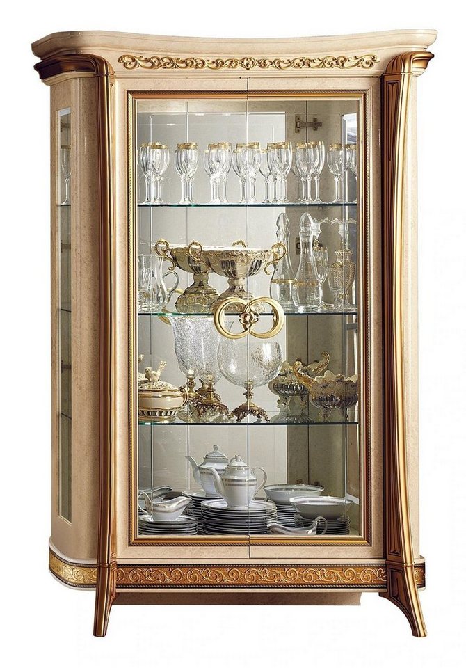 Jvmoebel Vitrine Design Möbel Holz Klassischer Stil Barock Vitrine