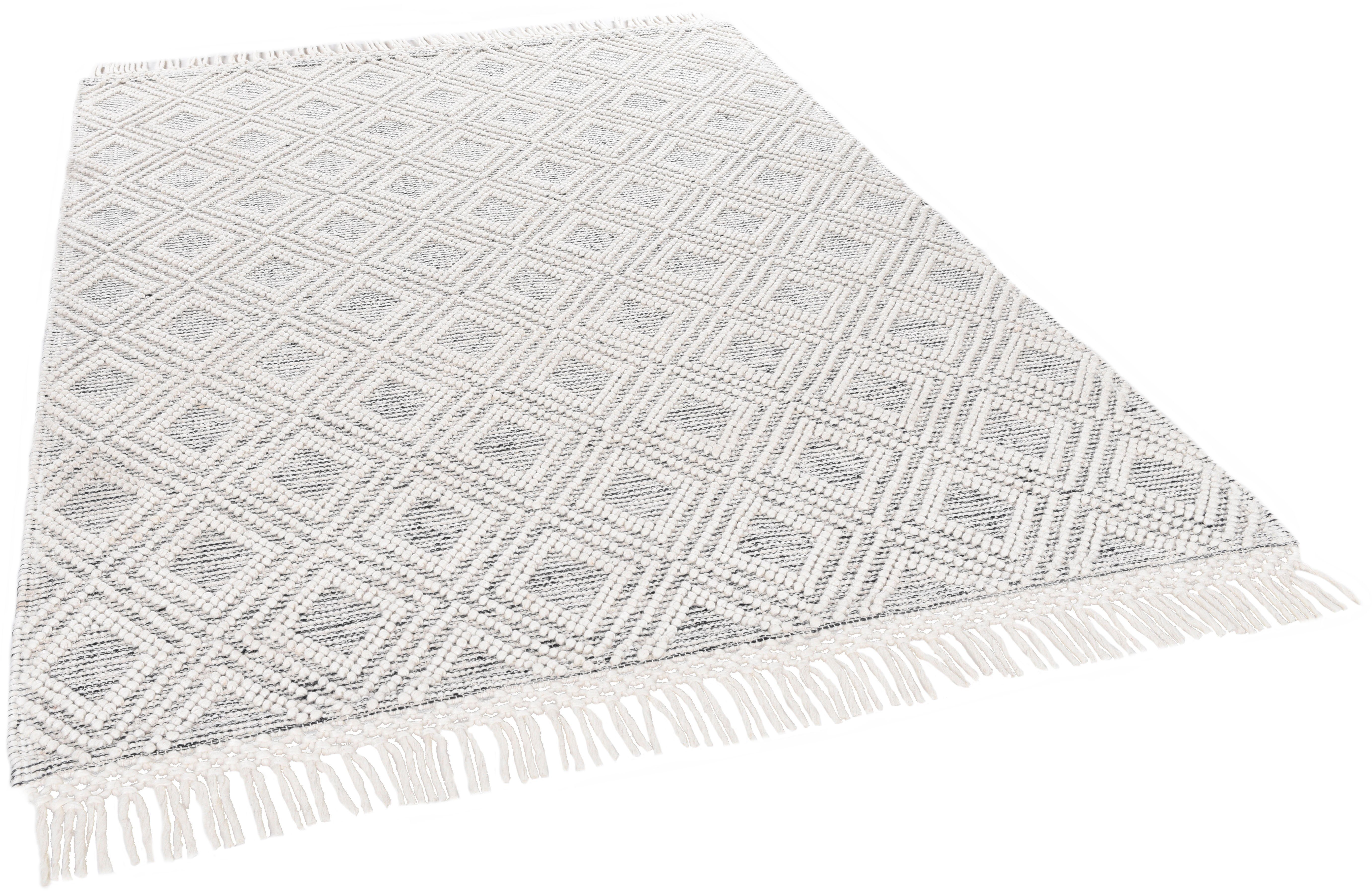 Wollteppich Visby 702 Theko Rechteckig Höhe 10 Mm Handweb
