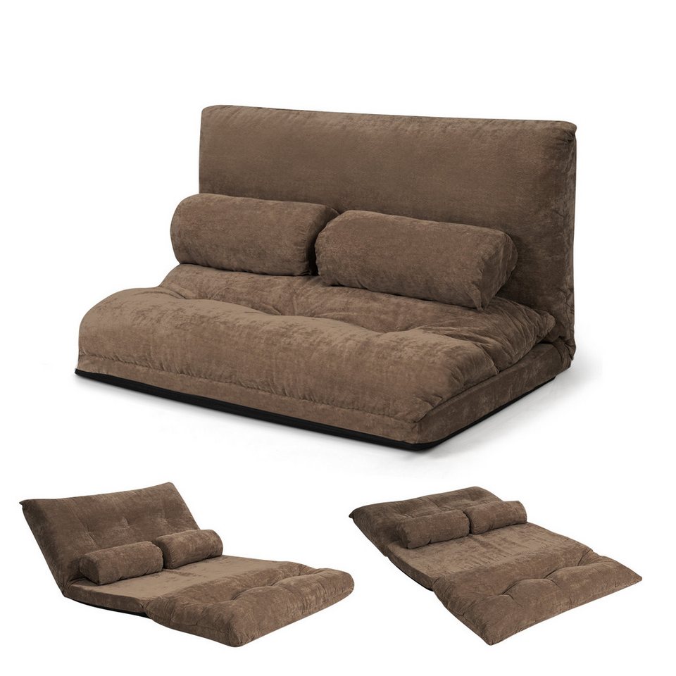 Komfotteu Schlafsofa 3 In 1 Sofabett Mit Kissen And Verstellbare Rückenlehne