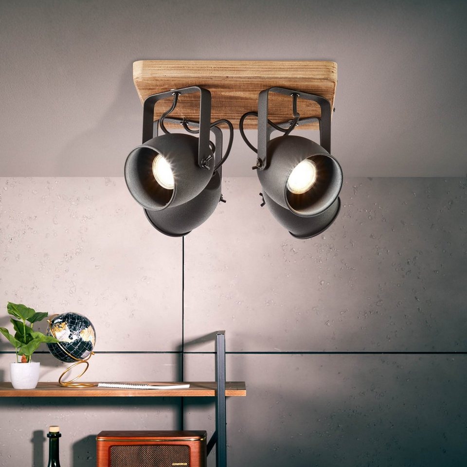 Lightbox Deckenleuchte Ohne Leuchtmittel Spotplatte Schwenkbar 21 X
