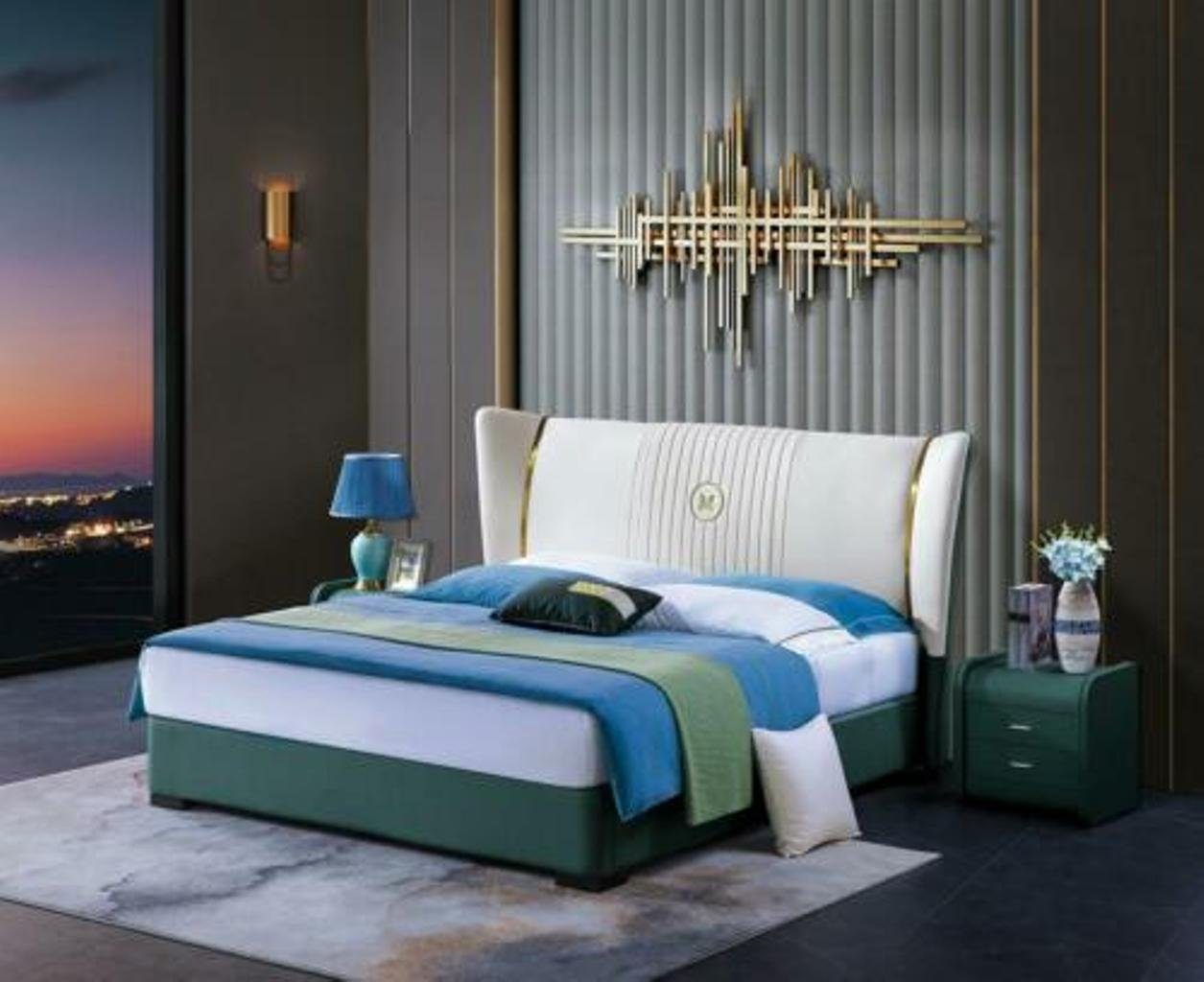 Jvmoebel Schlafzimmer Set Schlafzimmer Bett Nachttische 3 Tlg Set
