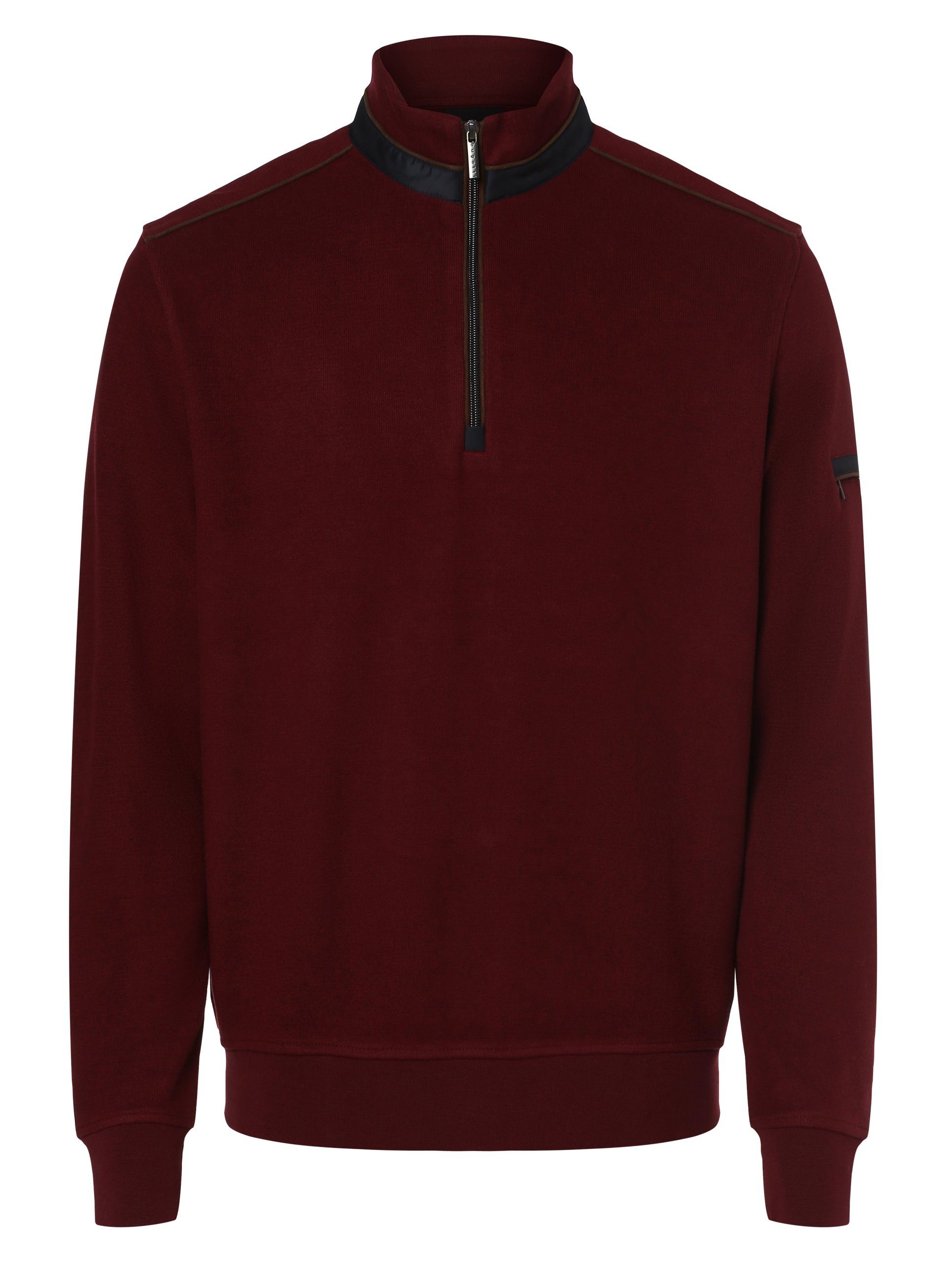 bugatti Sweatshirt, 1 Zip-Tasche auf dem Ärmel