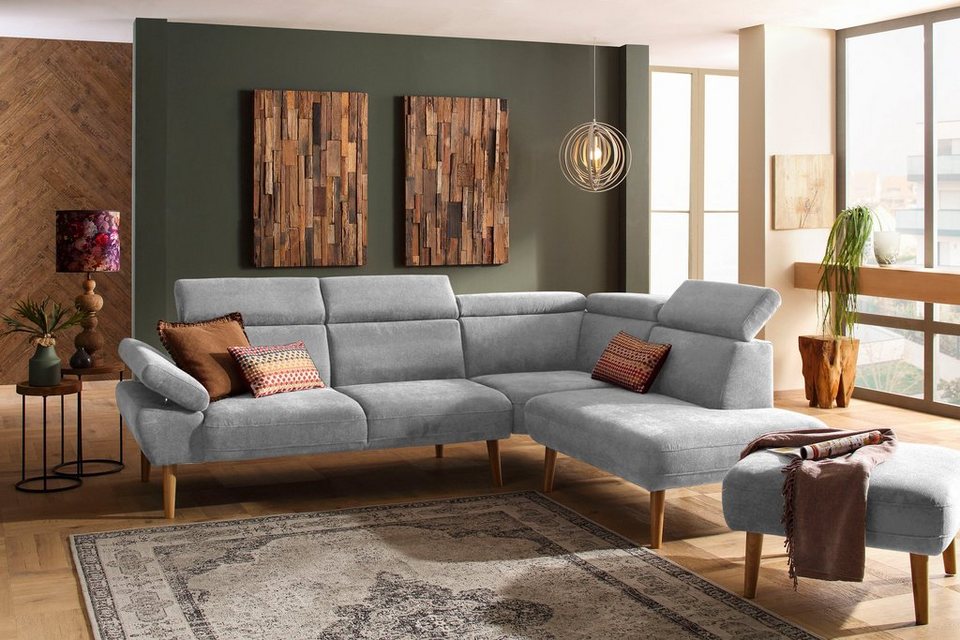 Home Affaire Ecksofa Trapino Kopf Und Armteilverstellung Ottomane