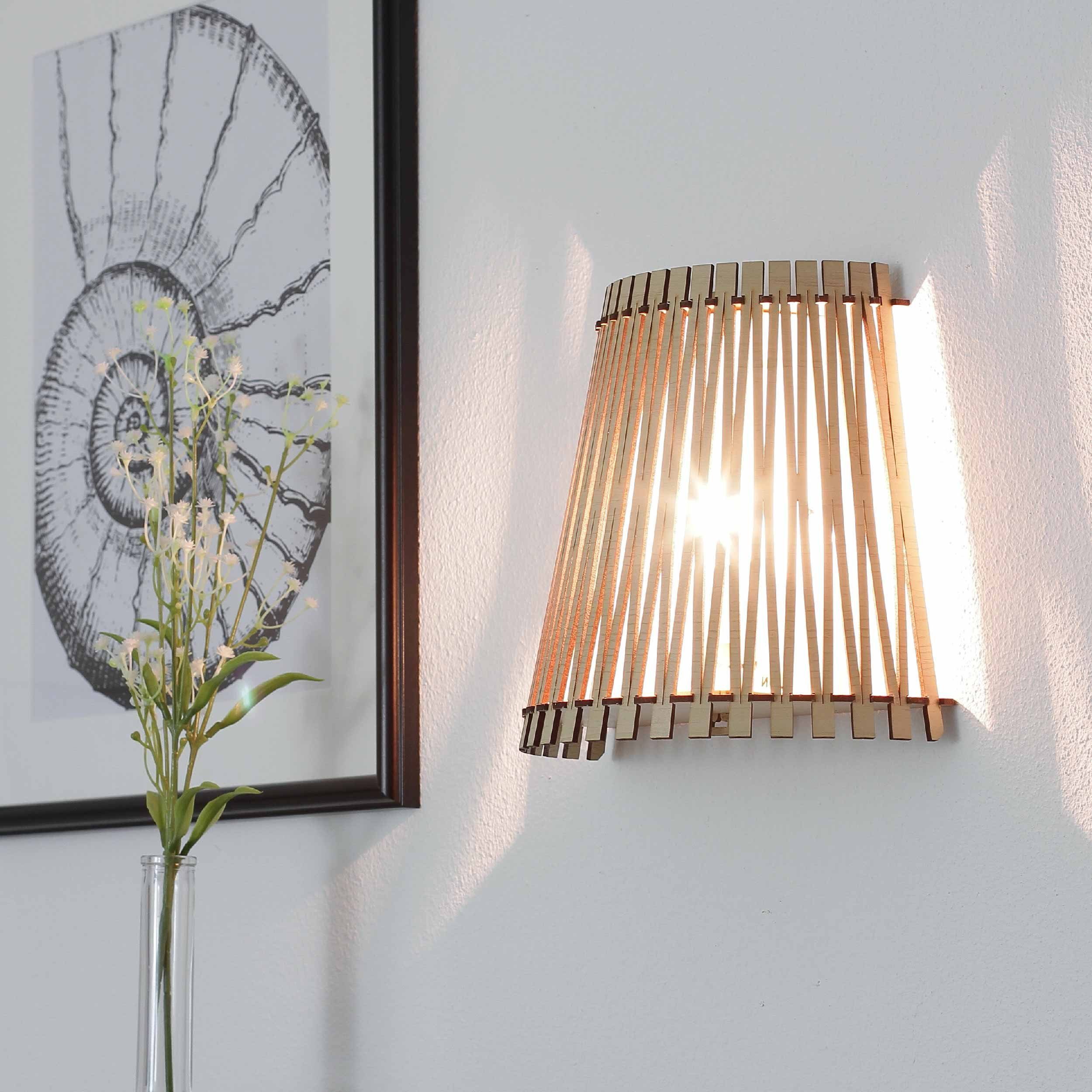 Licht Erlebnisse Wandleuchte Sendero Ohne Leuchtmittel Wandlampe