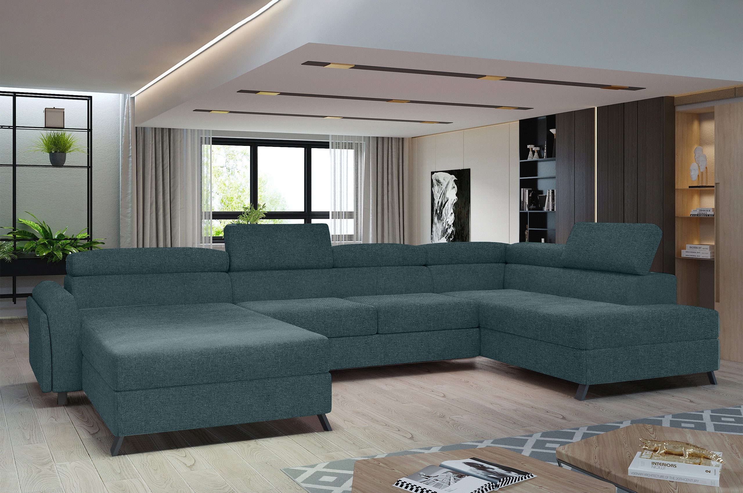 Mf Design Wohnlandschaft Joseppe Mit Bettfunktion Wohnlandschaft In U